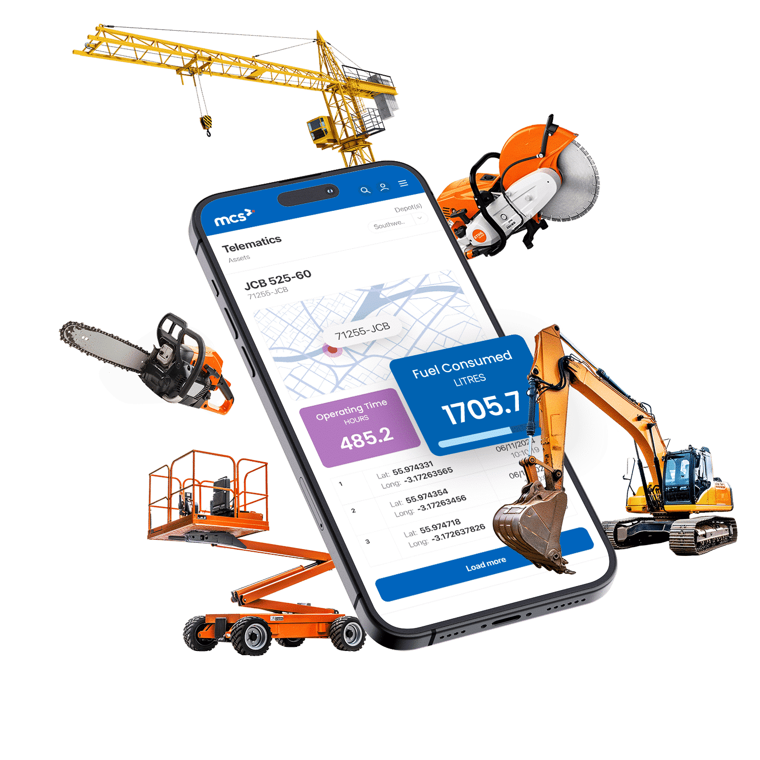 Get the most out of your equipment with Plant Hire Software | MCS